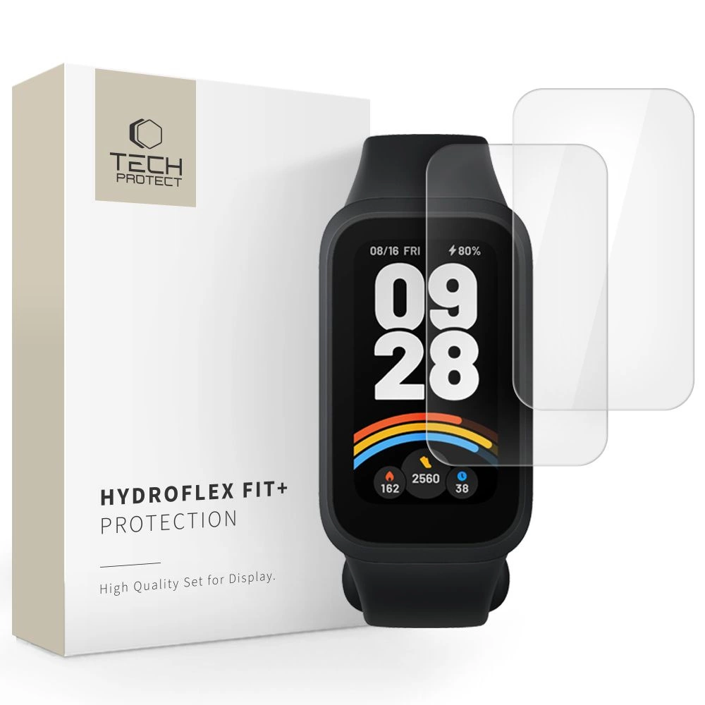 Tech-Protect Hydroflex Fit+ 2-Pack Hydrogel Film for Xiaomi Smart Band ...