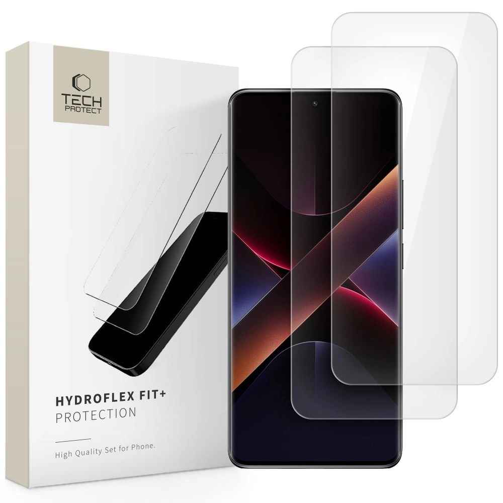 Tech-Protect Hydroflex Fit+2-Pack Hydrogelfolie für Xiaomi Redmi Note 14 Pro 5G / 14 Pro+ 5G ...