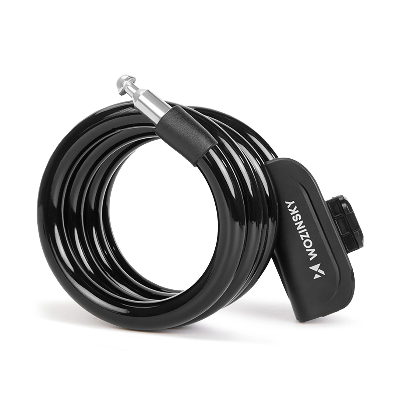 Wozinsky WPB-01R Portable Bike Lock with Anti-Theft Cable and 2 Keys for Electric Bikes and ...