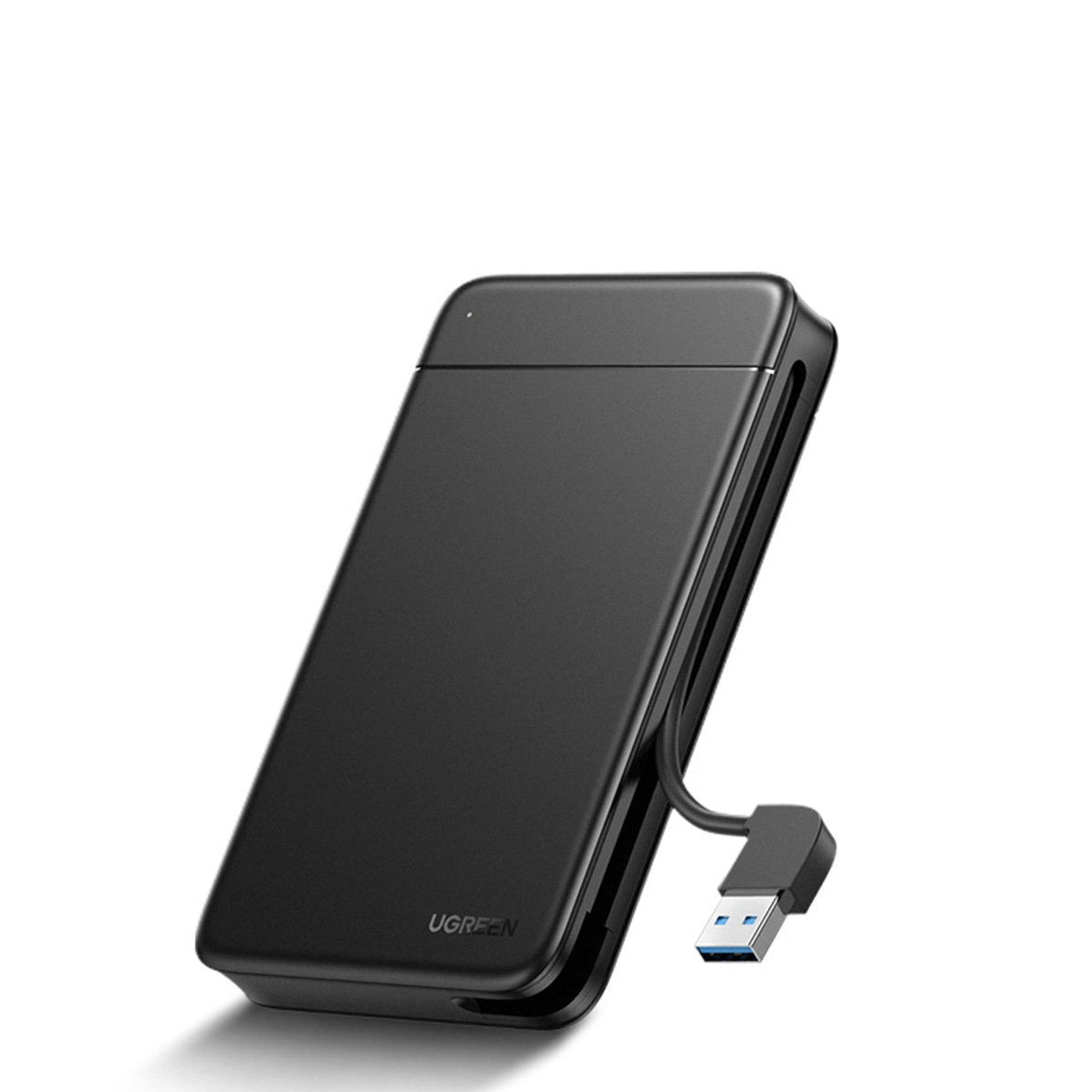 Ugreen pocket SSD / HDD enclosure 2.5'' SATA built-in USB-A cable black ...