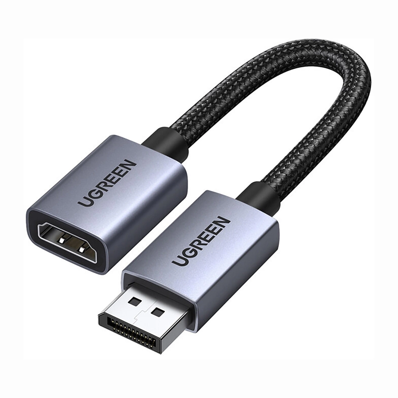 Ugreen DisplayPort to HDMI 4K 30Hz Unidirectional Adapter Cable - Black ...