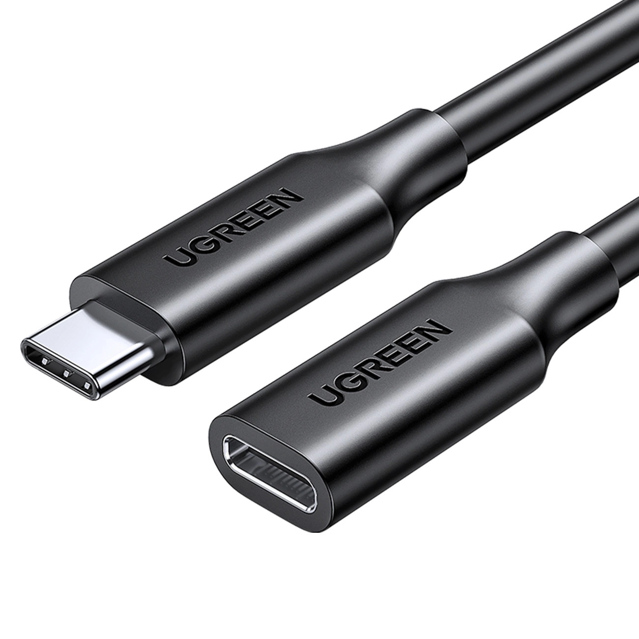 Ugreen 10387 USB-C - USB-C PD QC cable 4K 60Hz 100W 5A 10Gb/s 1m - black - Hurtel.com
